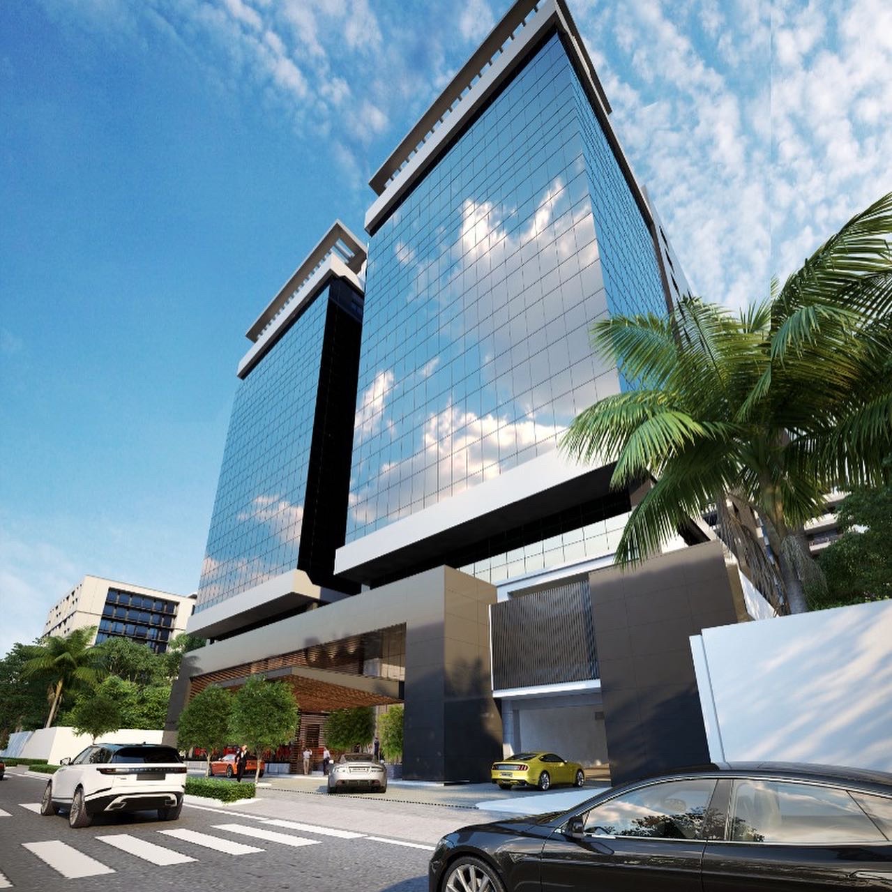 Proyecto en construcción de oficinas en Piantini, RD • Saralina Lavigne